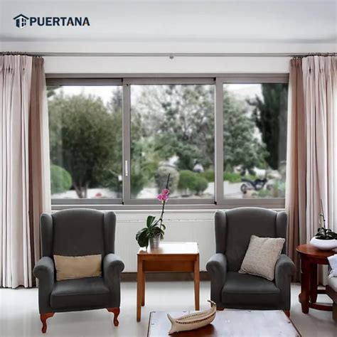 Latest Design Profile Double Glazed Glass Tracks Aluminum Sliding House