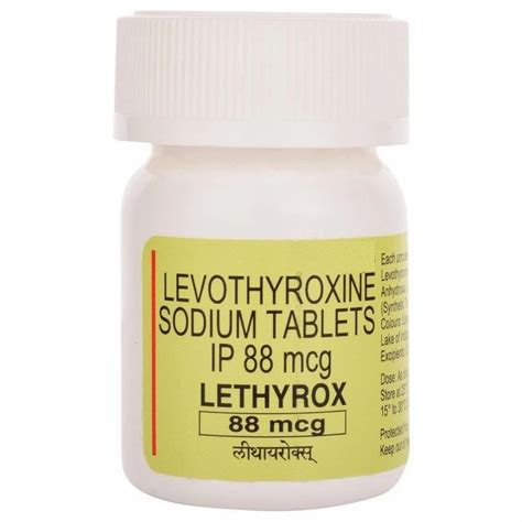 Levothyroxine Sodium Tablets 88 Mcg At Rs 84 1 Bottle In Surat Id