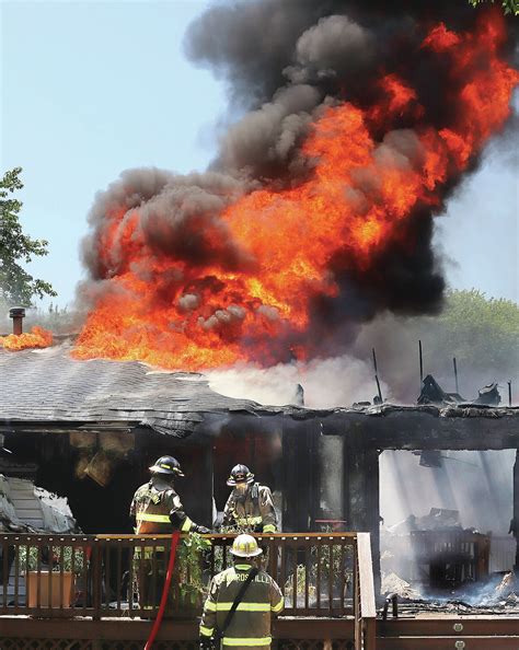 Seven Departments Battle July 4th Holiday Shores House Fire
