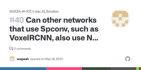 Can Other Networks That Use Spconv Such As Voxelrcnn Also Use Nv Spconv Scn For Tensorrt
