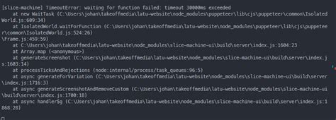 error with take a screenshot option developing with prismic prismic people