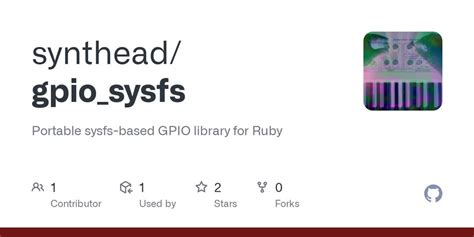 I Wrote A Simple Sysfs Based Gpio Ruby Gem Rraspberrypi