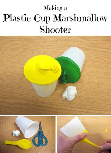 Making A Plastic Cup Marshmallow Shooter Thriftyfun