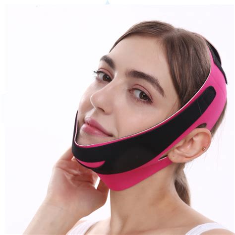 Бандаж лифтинг маска для подтяжки лица коррекции контура и овала устранения второго