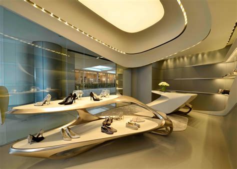 Zaha Hadids Boutique For Stuart Weitzman Opens In Hong Kong