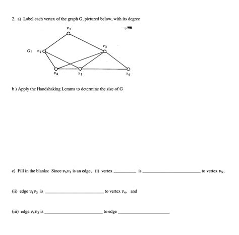 Solved A Label Each Vertex Of The Graph G Pictured Chegg