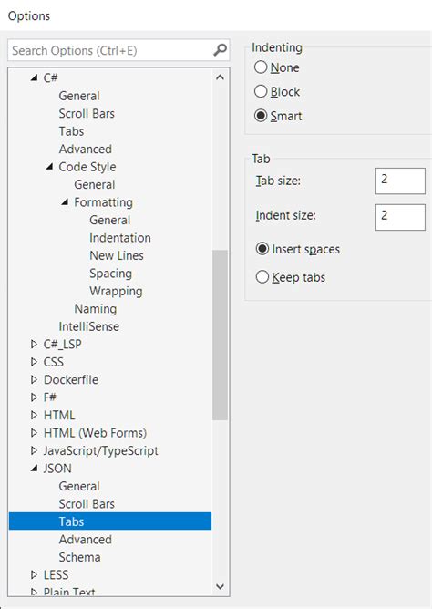 Vs 2019 Formats Json Into A Single Line · Issue 2563 · Github