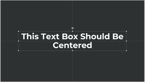 How To Center A Text Box In A PowerPoint Slide EASY