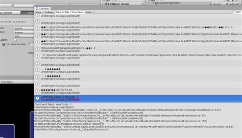 Compilation Failscommand Failed Error 1 · Issue 220 · Microsoftmixedreality Spectatorview