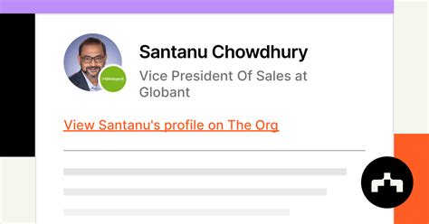 santanu chowdhury vice president of sales at globant the org