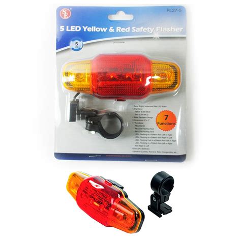 Blinkies Outdoor Lights Bicycle Safety Flasher Light 5 Led Reflector