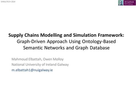 Supply Chains Modelling And Simulation Framework Graph Driven Approach Using Ontology Based