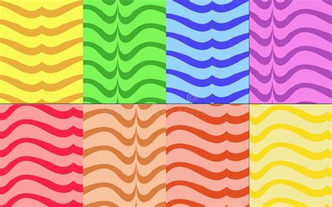 Colorful Curve Background Seamless Pattern Clip Art Vector Stock Vector Illustration Of Floral