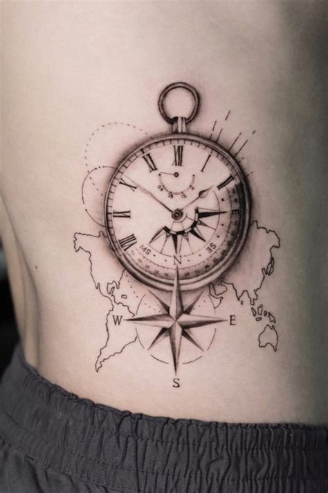 27 Unique Clock Tattoo Design Ideas To Inspire You