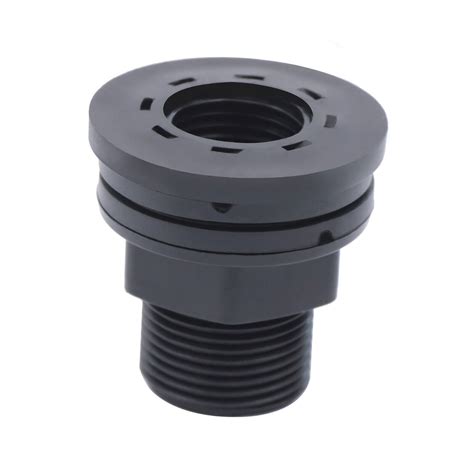 4pcs Pvc Bulkhead Fitting For Rain Barrel Aquarium Water Tank Bulkhead Fitting Nmath
