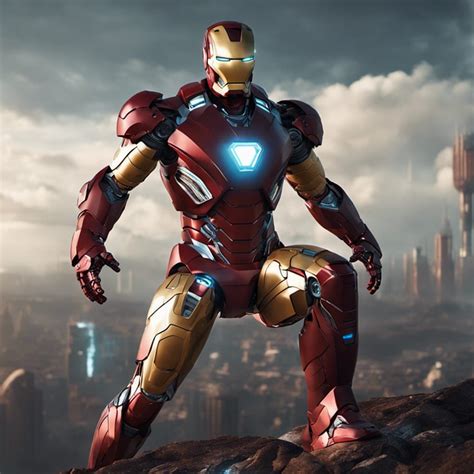 Download Ai Generated Iron Man Hero Royalty Free Stock Illustration