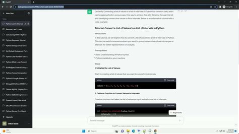Convert A List Of Values To A List Of Intervals In Python Youtube
