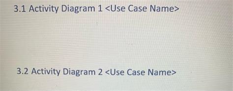 Solved Activity Diagrams Draw UML Activity Diagrams Chegg