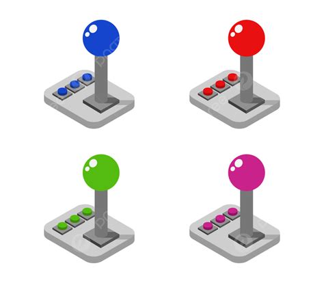 아이소메트릭 조이스틱 게임 아이콘 비디오 단추 3d 여가 Png 일러스트 및 벡터 에 대한 무료 다운로드 Pngtree