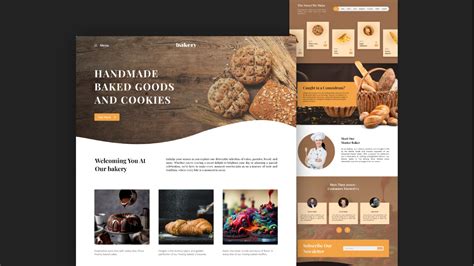 bakery web design figma