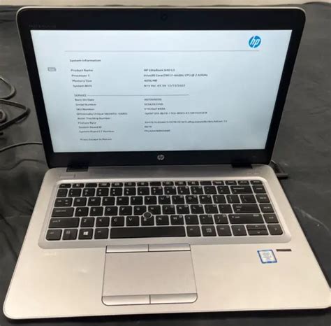 Hp Probook G Laptop Intel Core I U Ghz Gb Ram Eur Picclick Fr