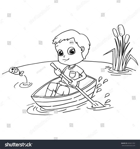Row Boat Clip Art Black And White