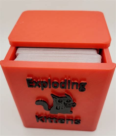 3d File Exploding Kittens Deck Box・3d Printing Template To Download・cults