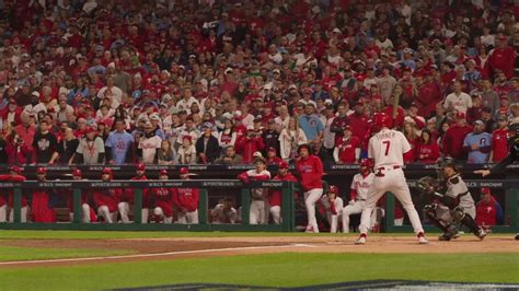 Trea Turner Nlcs Game 2 1st Inning Home Run From The Field R Phillies