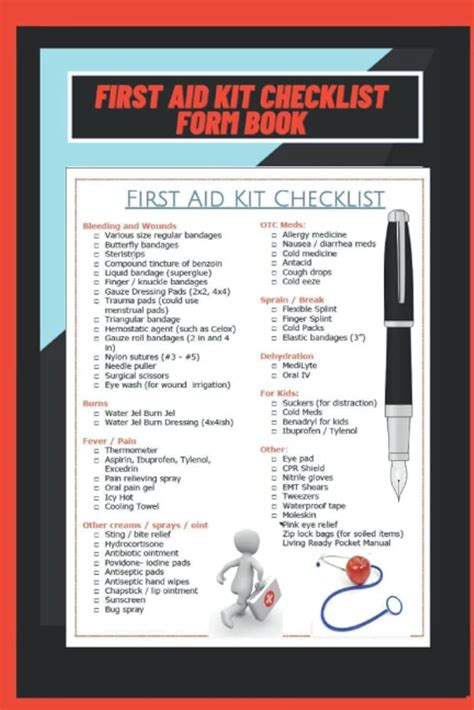 First Aid Kit Checklist Printable