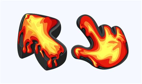 Cursor Cursor Lava Texture For Chrome For Chrome Cursor Space