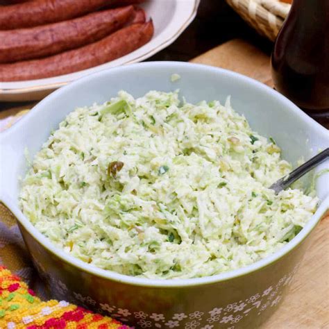 Southern Coleslaw Creamy Coleslaw Recipe A Forks Tale