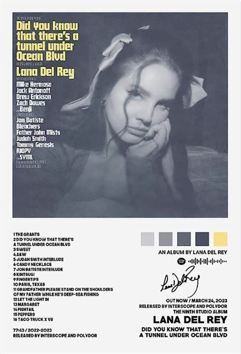 Lana Poster Del Rey Posters Did You Know That Theres A Tunnel Under