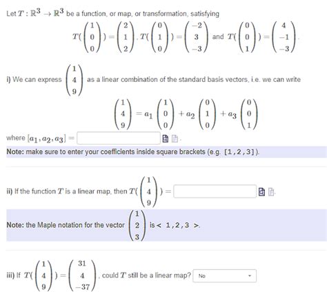 Solved Let T R3R3 Be A Function Or Map Or Transformation Chegg Com