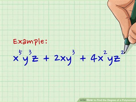 How To Find The Degree Of A Polynomial With Examples