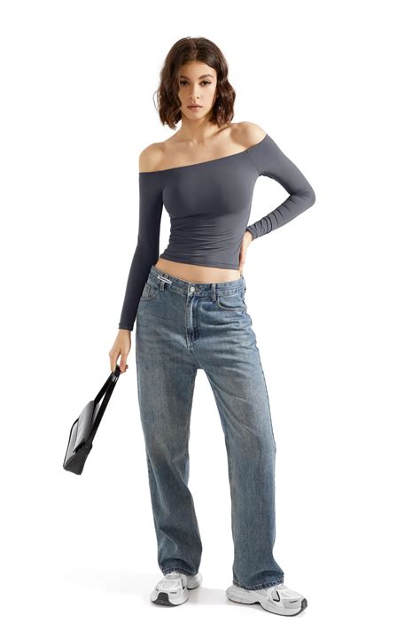 Buttery Soft Off Shoulder Shirt Long Sleeve Suuksess