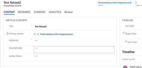 Dynamics Community Forum Thread Details