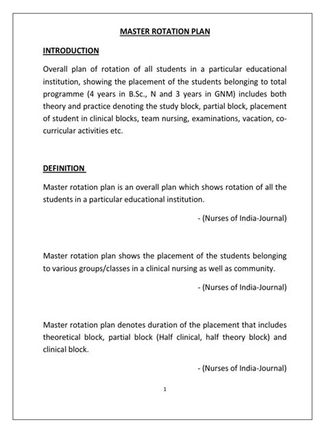 Master Rotation Principal Pdf Computers
