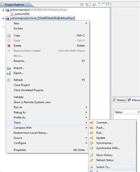 Mercurialeclipse Mercurial