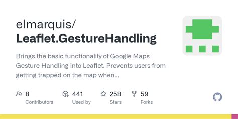 Github Elmarquisleafletgesturehandling Brings The Basic