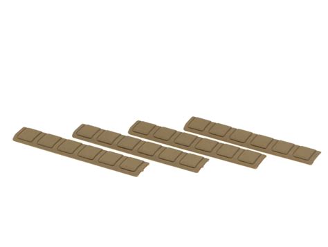 Mp Soft Rail Cover Model B For Keymod Dark Earth Airsoftshop