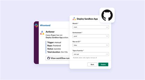github actions workflows app for slack