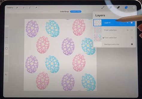 How To Make A Half Drop Repeat Pattern In Procreate Julie Erin Designs