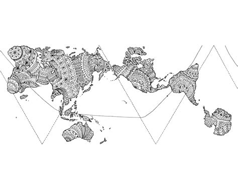 Authagraph World Map 8x10 World Map Perspective Accurate Etsy Österreich