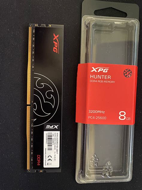 رم Xpg Hunter 16gb 3200mhz Ddr4 استوک با گارانتی و جعبه شهرکامپیوتر