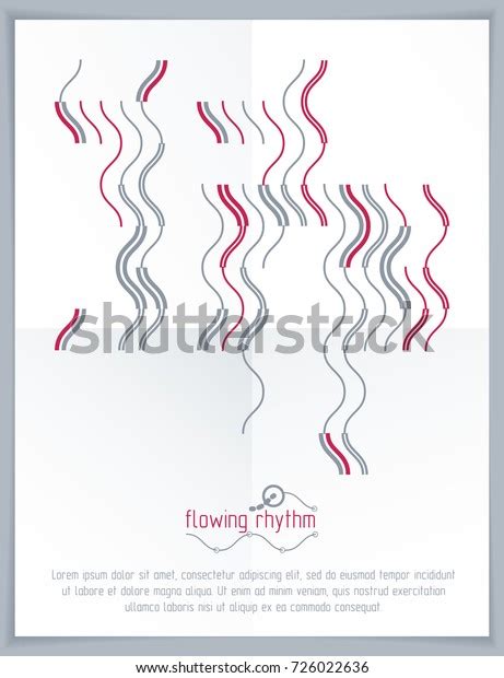 Futuristic Vector Technology Background Abstract Wavy Stock Vector Royalty Free 726022636