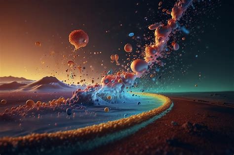 Premium Photo Particle Playground Interactive Chemical Reaction Simulator