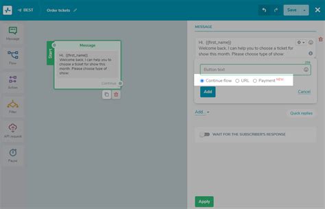 How To Create An Automated Flow For A Telegram Chatbot Sendpulse