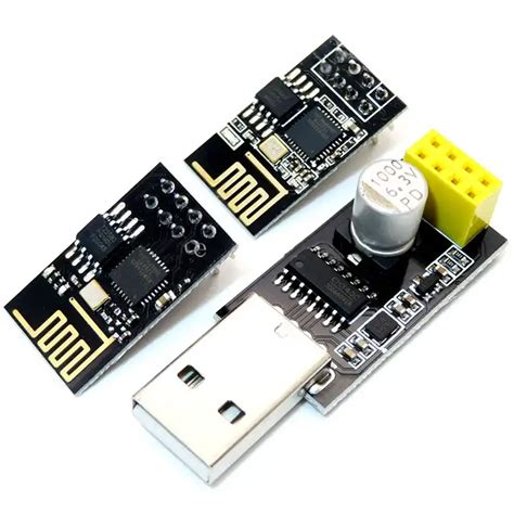 YJL ESP01 Programmer Adapter UART GPIO0 Adaptater 8266 CH340G USB To