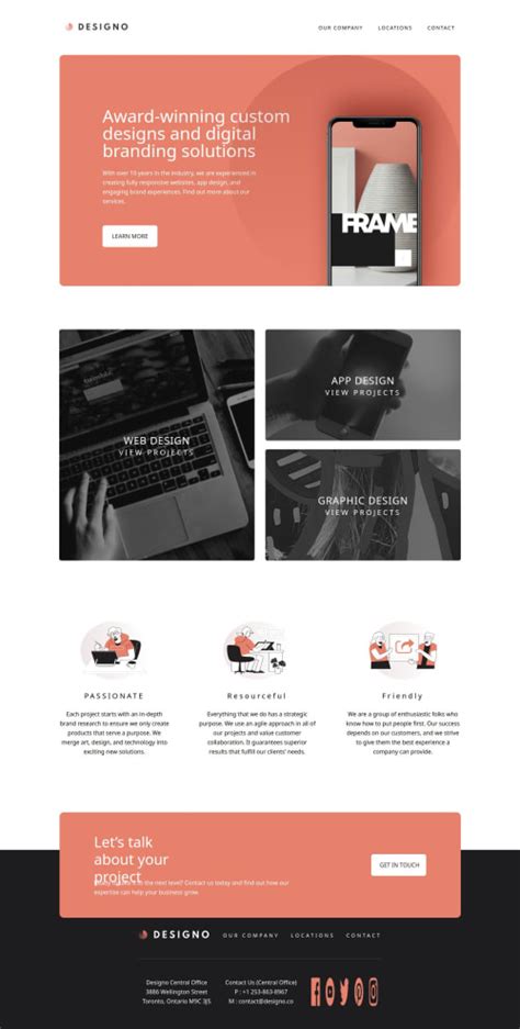 Frontend Mentor Designo Website React Vite Tailwindcss Coding