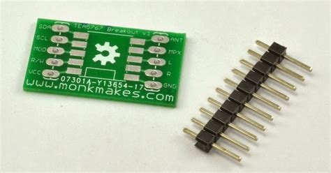 Dr Monks Diy Electronics Blog Tea5767 Fm Radio Breakout Board For Arduino